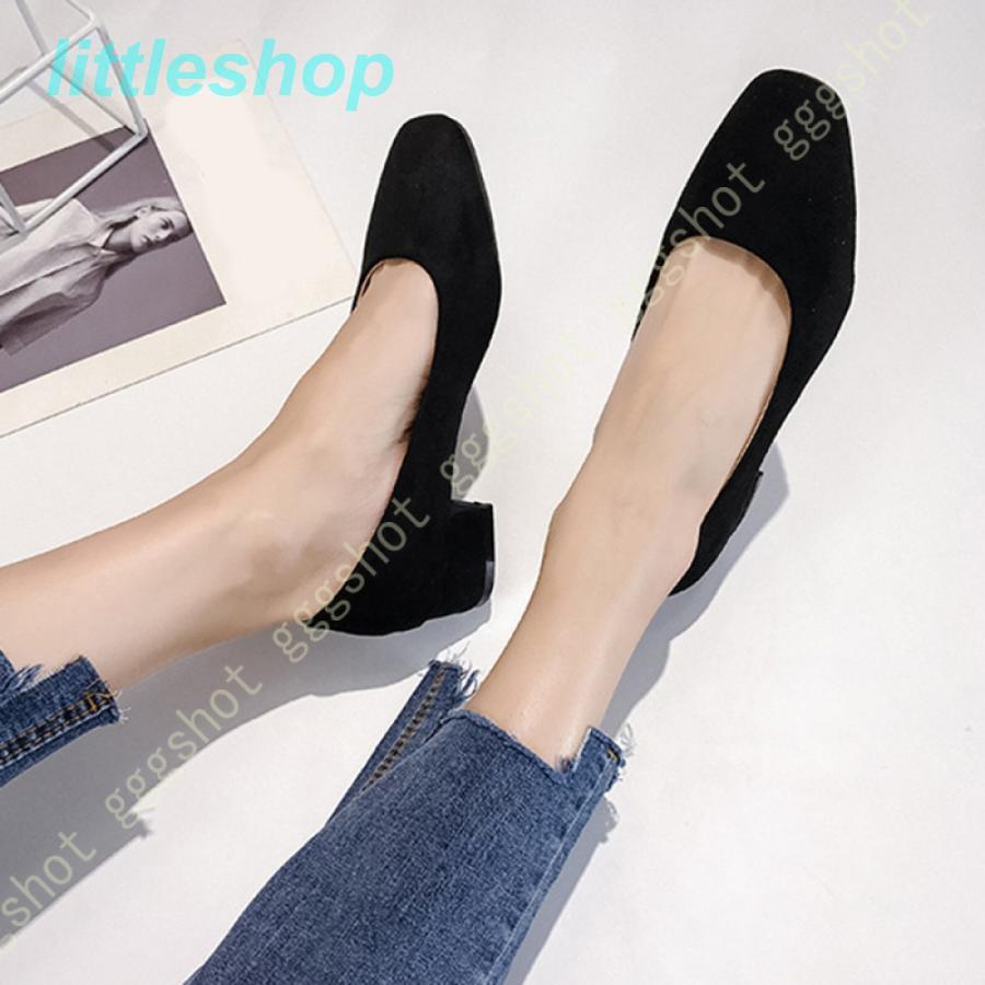 パンプス レディース 黒靴 スクエアトゥ 痛くない 脱げない 柔らかい チャンキーヒール 3.5cmヒール スリッポン 歩きやすい オフィスシューズ 二次会 通勤 : syuuzu18 ...