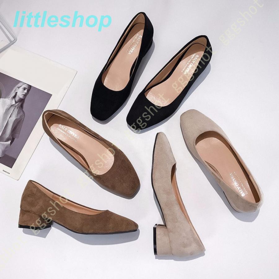 パンプス レディース 黒靴 スクエアトゥ 痛くない 脱げない 柔らかい チャンキーヒール 3.5cmヒール スリッポン 歩きやすい オフィスシューズ 二次会 通勤 : syuuzu18 ...