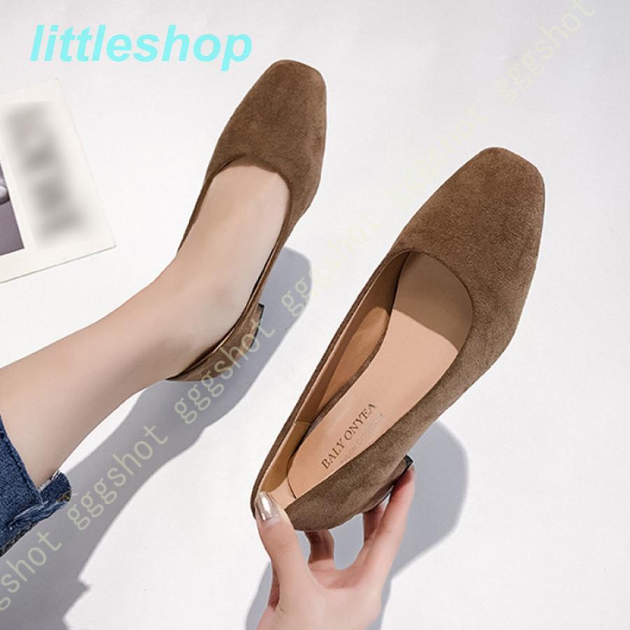 パンプス レディース 黒靴 スクエアトゥ 痛くない 脱げない 柔らかい チャンキーヒール 3.5cmヒール スリッポン 歩きやすい オフィスシューズ 二次会 通勤 : syuuzu18 ...