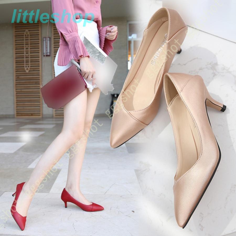 走れる5cmパンプス ポインテッドトゥ 美脚 大きいサイズ ベーシック レディース パンプス ローヒール ポインテッドトゥ ヒール パーティー vカット ピンヒール : syuuzu18 ...