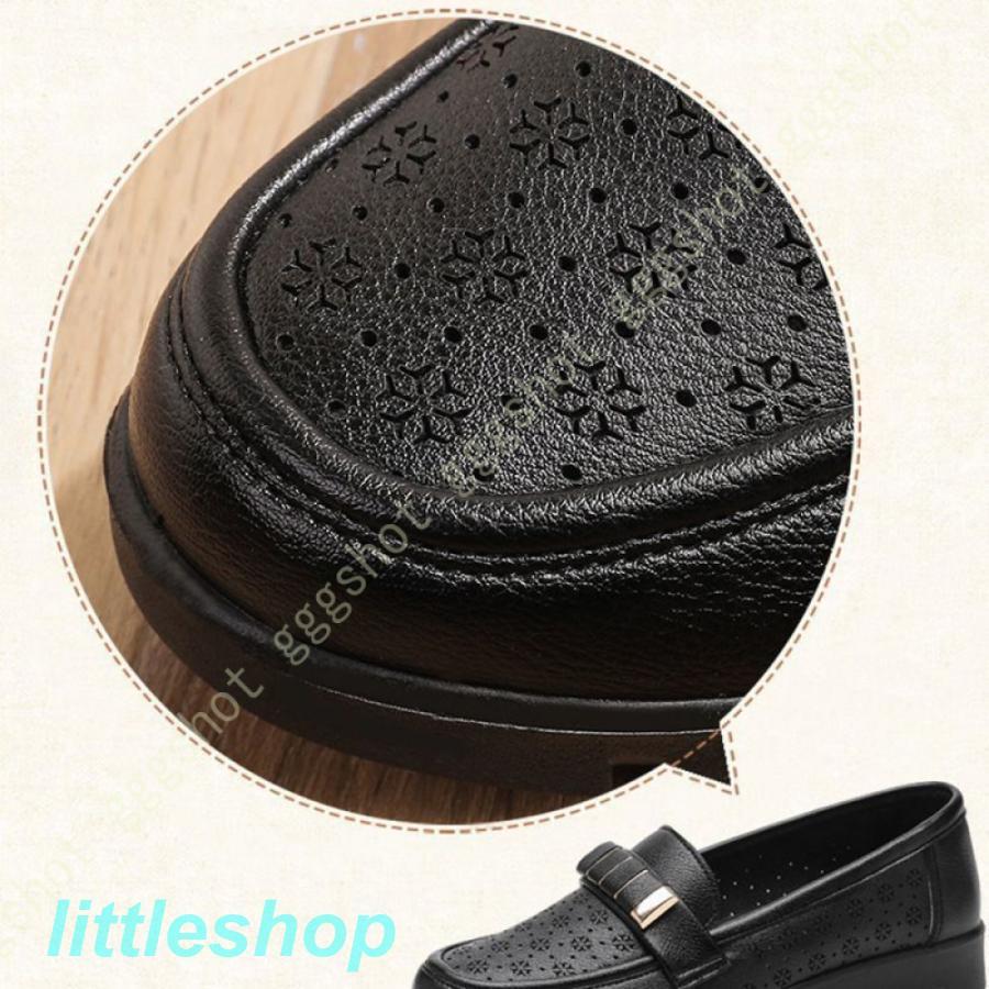 厚底 パンプス ソフト カジュアルシューズ レディース ウェッジパンプス 痛くない 歩きやすい ウォーキング ウエッジソール コンフォートシューズ オフィス :syuuzu18-4124 ...