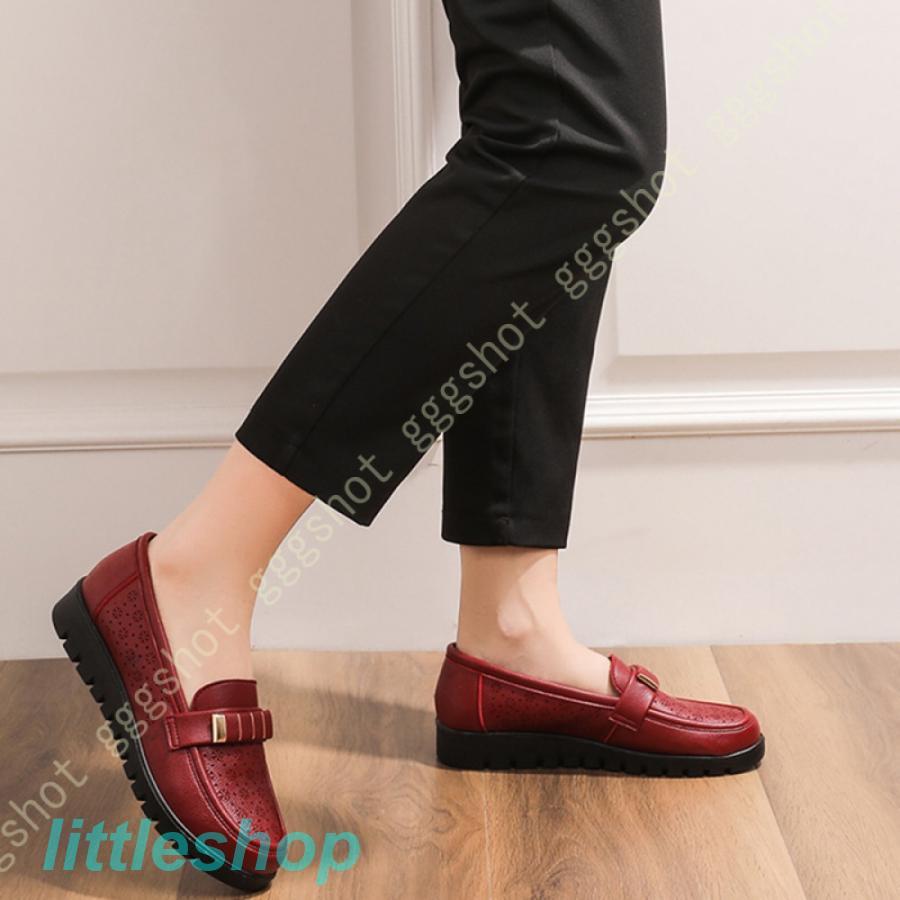 厚底 パンプス ソフト カジュアルシューズ レディース ウェッジパンプス 痛くない 歩きやすい ウォーキング ウエッジソール コンフォートシューズ オフィス :syuuzu18-4124 ...