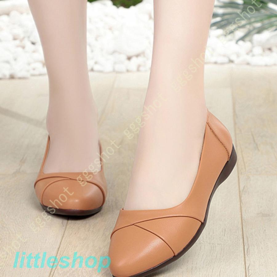 パンプス 痛くない 通気性 耐久性 抗菌性 快適 クッション フラットヒール ラウンドトゥ 美脚 キレイめ ウェッジソール ウエッジ レディース 歩きやすい : syuuzu18-458 ...