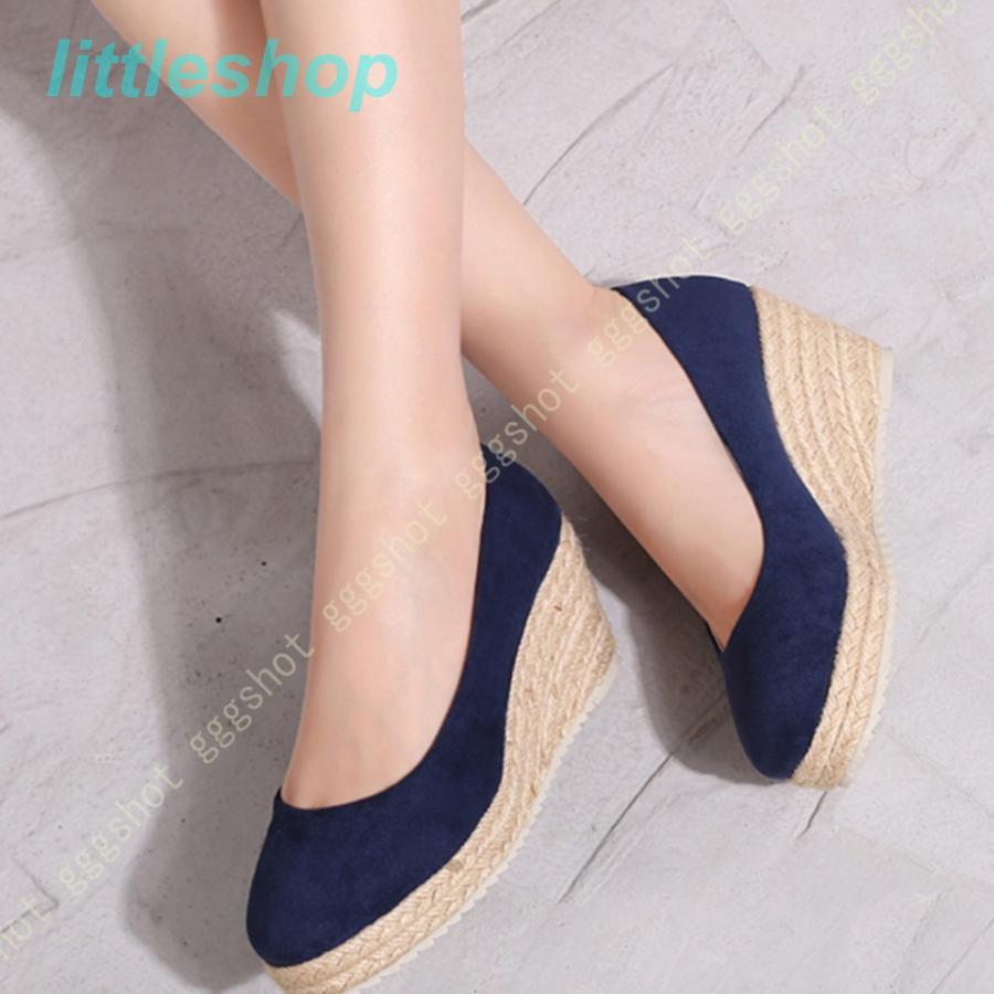 スリッポン レディース ジュート巻き 厚底 エスパドリーユ キャンバス 婦人靴 シューズ カジュアル ウェッジソール パンプス 痛くない ハイカット 春 夏 : syuuzu18-5343 ...