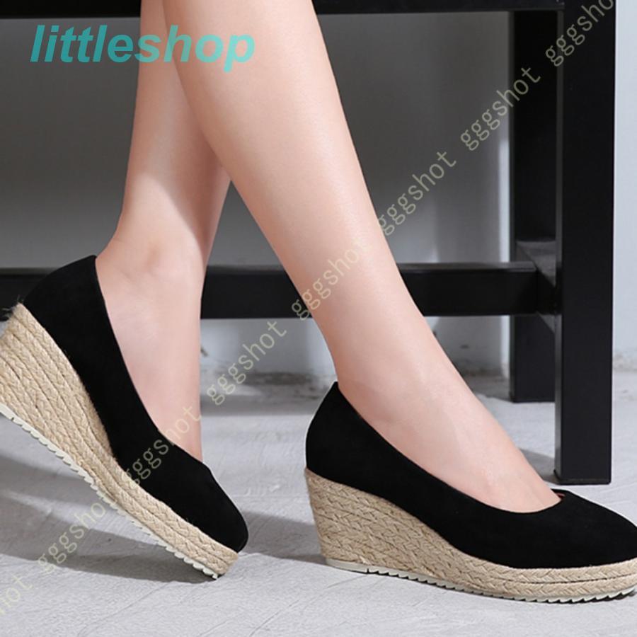 スリッポン レディース ジュート巻き 厚底 エスパドリーユ キャンバス 婦人靴 シューズ カジュアル ウェッジソール パンプス 痛くない ハイカット 春 夏 : syuuzu18-5343 ...