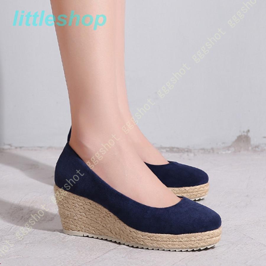 スリッポン レディース ジュート巻き 厚底 エスパドリーユ キャンバス 婦人靴 シューズ カジュアル ウェッジソール パンプス 痛くない ハイカット 春 夏 : syuuzu18-5343 ...