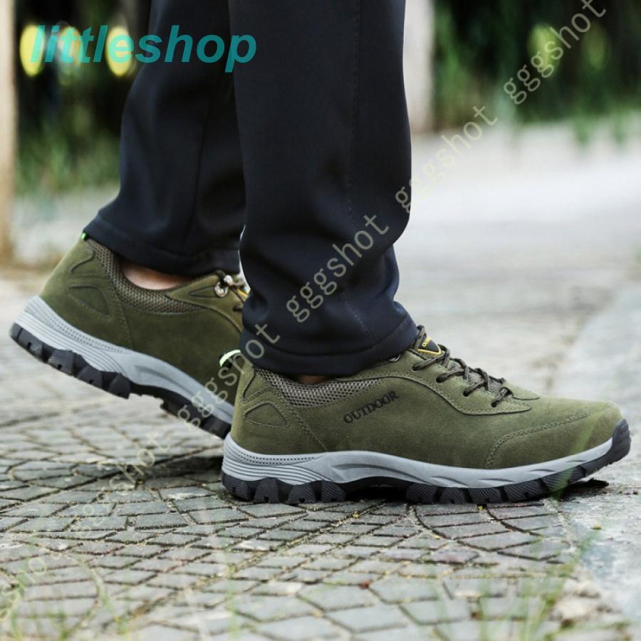 トレッキングシューズ メンズ 登山靴 レディース ハイキングシューズ 防水 防滑 大きいサイズ レースアップ 軽量 通気 耐磨耗 ウォーキング 歩きやすい :syuuzu18-5613:リトル ...