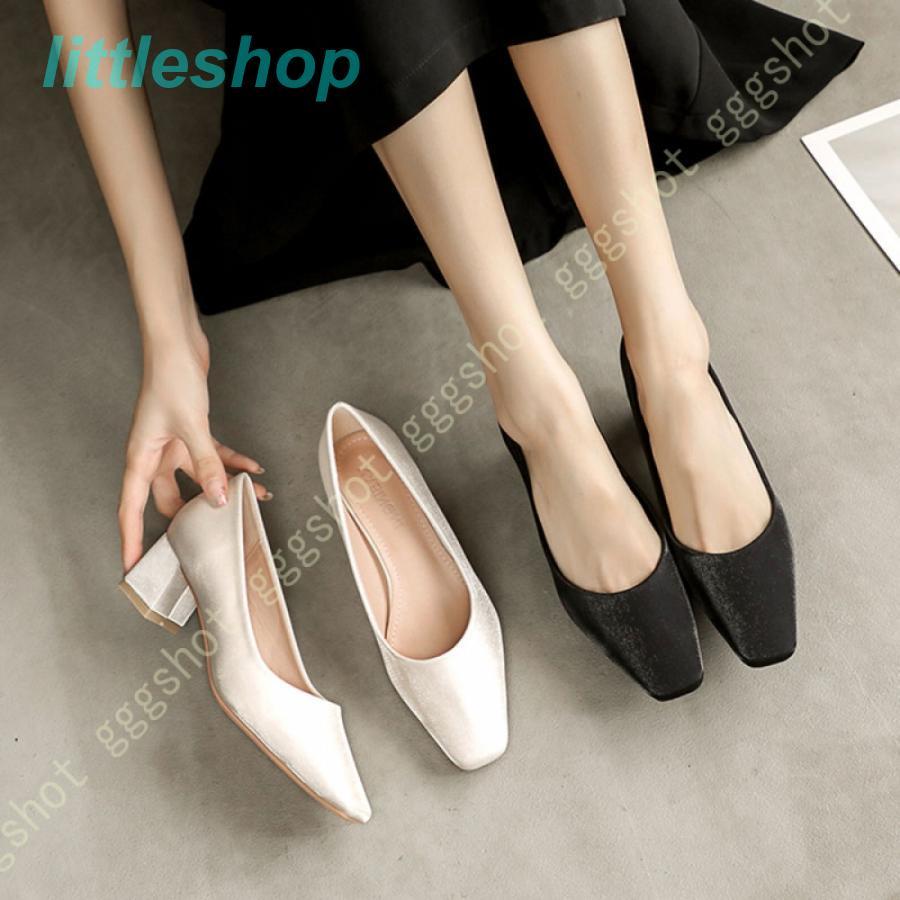 パンプス 通勤 5cmヒール スクウェアトゥ レディース ミドルヒール 歩きやすさい 履きやすい オフィス ビジネス レディース靴 カジュアル シューズ 婦人靴 靴 : syuuzu18 ...