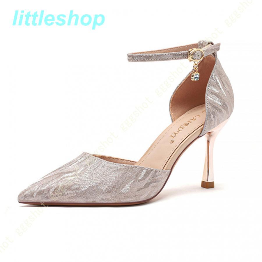 パンプス 結婚式 ローヒール ピンヒール ハイヒール ストラップ ポインテッドトゥ グリッター キラキラ ラメ レディース シルバー シャンペン 二次会 キャバ : syuuzu18-6173 ...