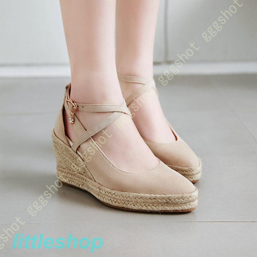 パンプス 痛くない ウェッジソール ウェッジヒール パンプス 靴 パンプス ポインテッドトゥ 大人 シューズ ブラック ビジネス おしゃれ スエード オフィス : syuuzu18-8254 ...