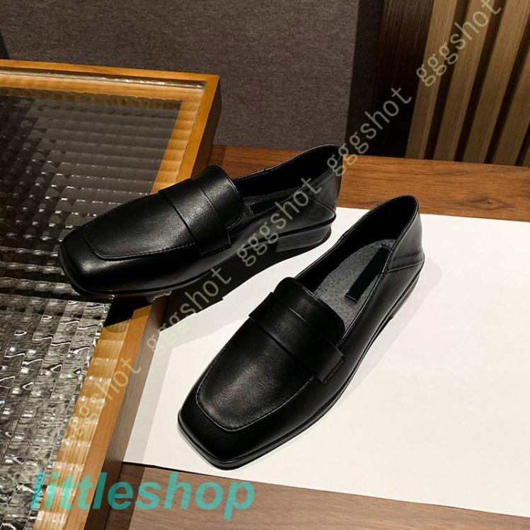 パンプス スクエアトゥ ローヒール パンプス 通勤 スムース 歩きやすい フラットシューズ レディース ローファー カジュアルシューズ 黒 フラット ぺたんこ : syuuzu18-8754 ...