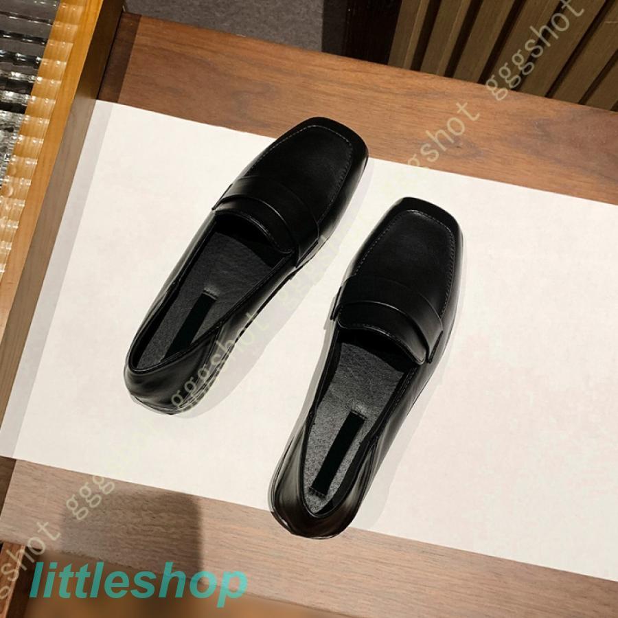 パンプス スクエアトゥ ローヒール パンプス 通勤 スムース 歩きやすい フラットシューズ レディース ローファー カジュアルシューズ 黒 フラット ぺたんこ : syuuzu18-8754 ...