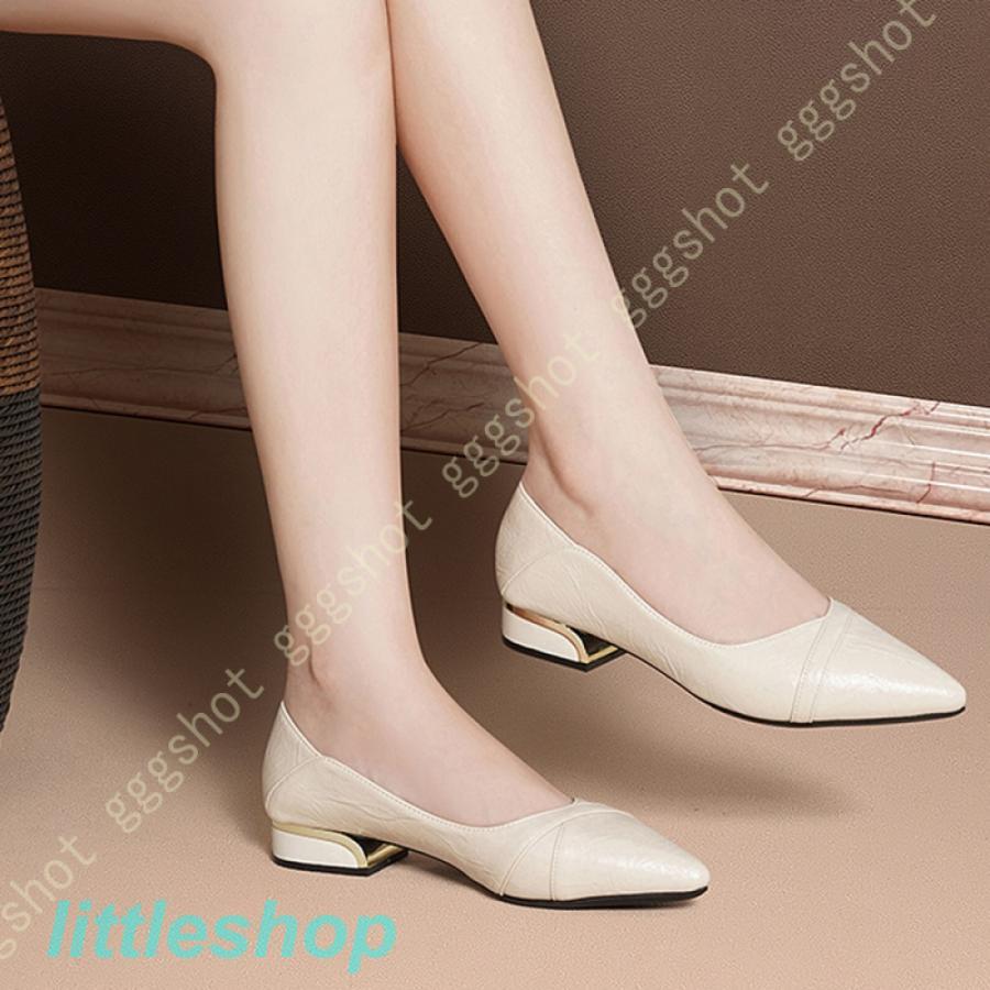 レディース パンプス ヒール2.5センチ 立ち仕事 パンプス 疲れない 2Way 靴 婦人靴 痛くない 歩きやすい 柔らかい ローヒール Vカット おしゃれ : syuuzu18-8948 ...