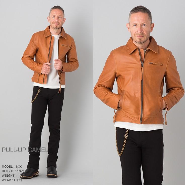 Liugoo Leathers 本革 トラッカージャケット メンズ リューグー Liugoo Leathers 本革 トラッカージャケット メンズ リューグー
