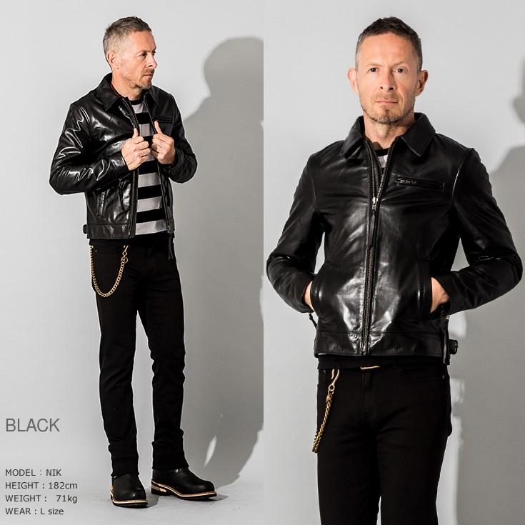 Liugoo Leathers 本革 トラッカージャケット メンズ リューグー Liugoo Leathers 本革 トラッカージャケット メンズ リューグー