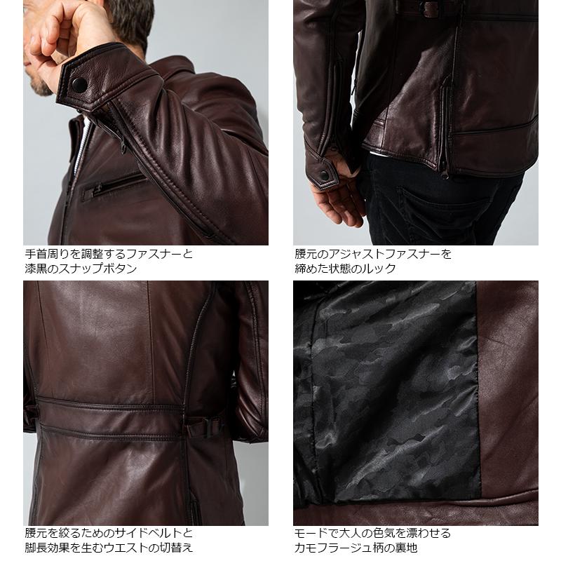 JUVENTUS 本革 手染めシングルライダースジャケット メンズ ユベントス KR002 レザージャケット/ブルゾン/アウター : 本革レザージャケットのリューグー - 通販 - Yahoo ...