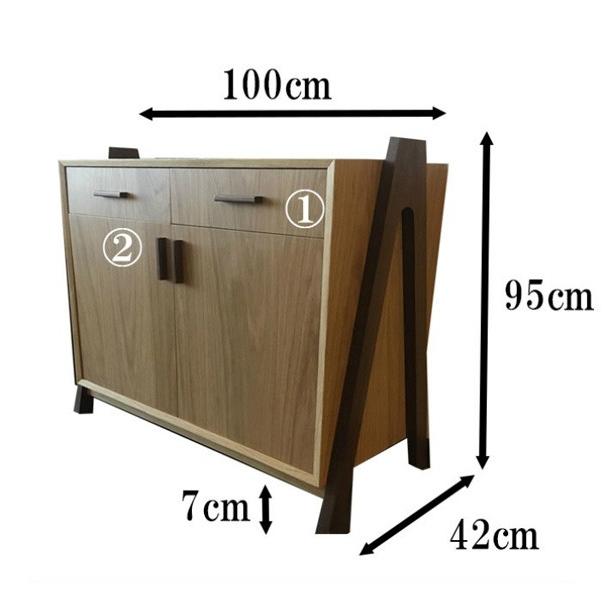 カウンターボード 100 / キッチンボード ダイニングボード :24000004:インテリア空間リブ家具 - 通販 - Yahoo!ショッピング