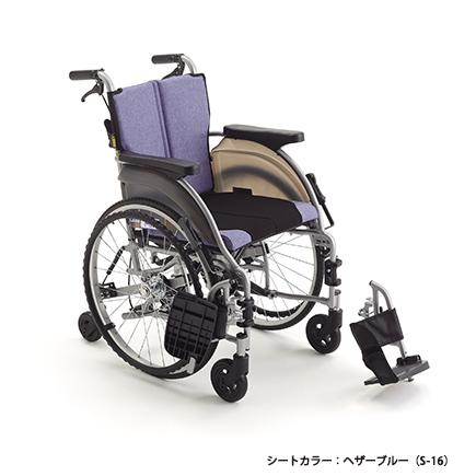 ミキ 車椅子 軽量 車いす 多機能 自走式 SKR-5 エスケーアール 6輪車 コンパクト トレーリングアーム式サスペンション 新機構 : 生活・介護用品販売店livemall - 通販 ...