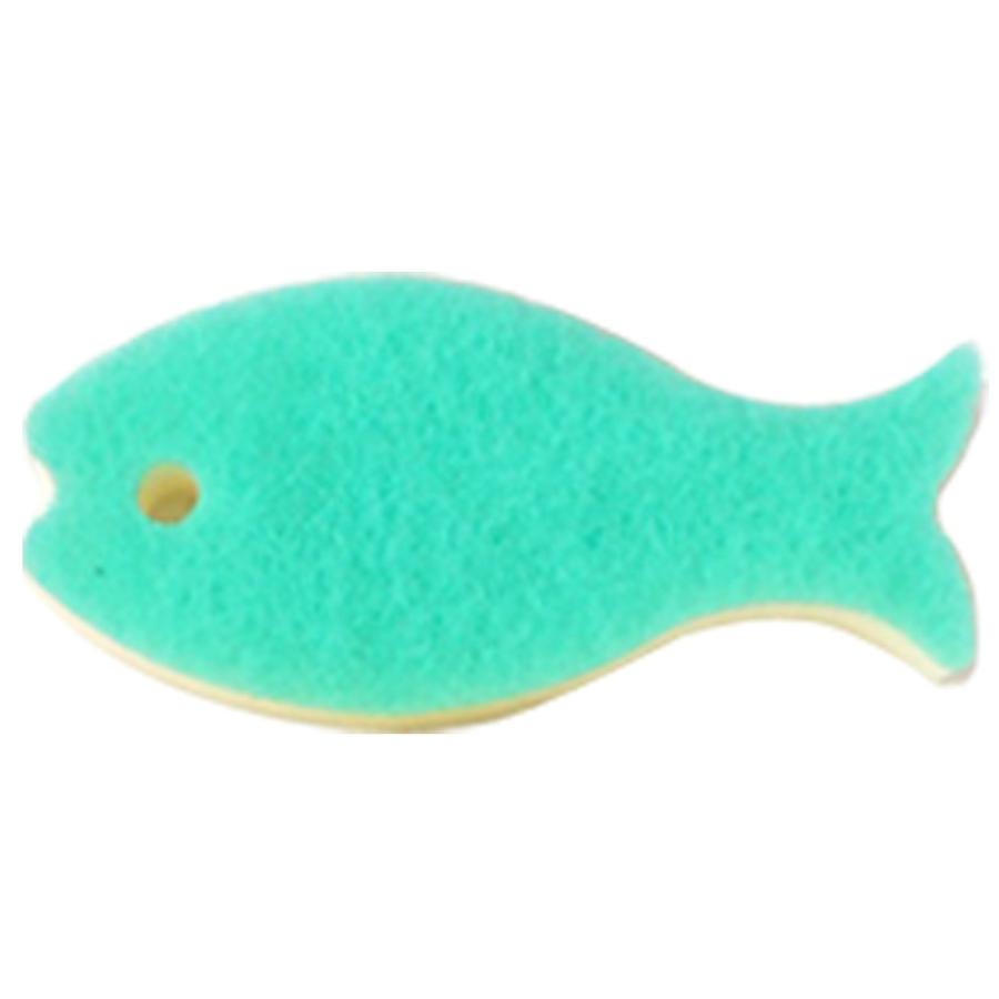 marna K170 おさかなスポンジ マーナ 台所スポンジ 食器スポンジ かわいい おしゃれ コップ 食器用 鍋 フライパン用 キッチン（ライトグリーン） : リブウェルYahoo!店 ...