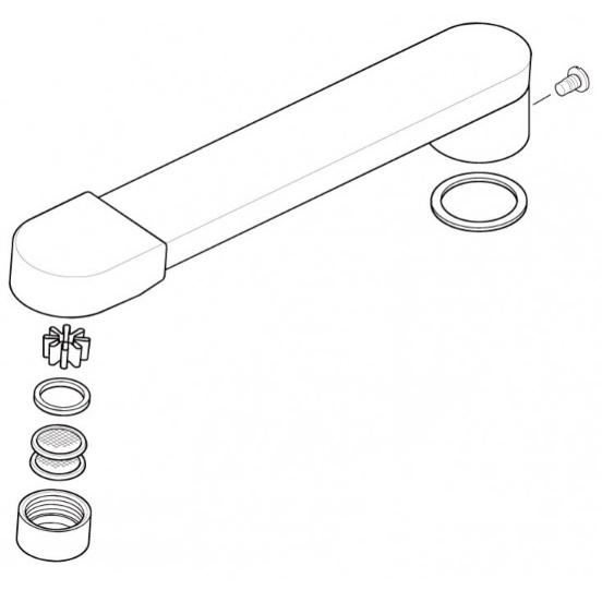 KVK Z486CP：￥3,980以上送料無料 KVK補修用部品吐水口 : リビング・サポート - 通販 - Yahoo!ショッピング