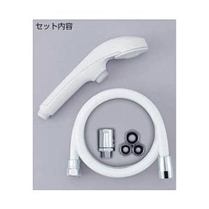 KVK PZS300S-2：【8/8〜8/17夏季休業】￥3,980以上送料無料 KVKワンストップシャワーセット白シャワーホース1.6m減圧装置付AM付 : リビング・サポート - 通販 ...