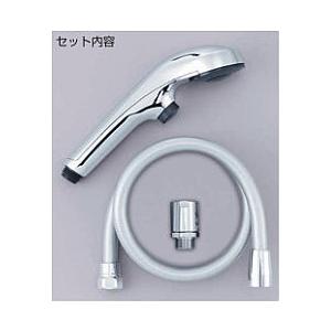 KVK PZS300TS：￥3,980以上送料無料 KVKワンストップシャワーセットメッキメタリックシャワーホース1.6m減圧装置付 : リビング・サポート - 通販 - Yahoo!ショッピング