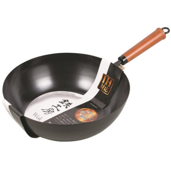 パール金属 フライパン IH フライパン 30cm IH対応フライパン HB-2977 鉄工房 いため鍋30cm (AP) : Livin ...