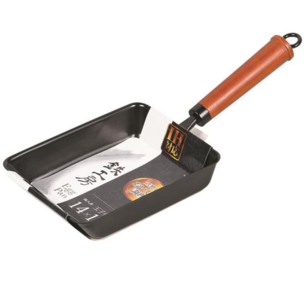 パール金属 卵焼き フライパン 卵焼き器 IH HB-2978 鉄工房 玉子焼14×19cm (AP) : Livin Good - 通販 ...