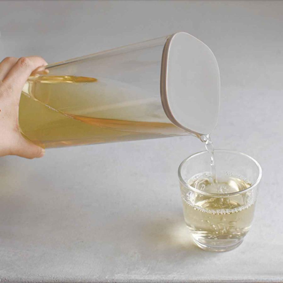 KINTO 冷水筒 ピッチャー ウォーターカラフェ 1L OVA プラスチック 同色2本セット （ 麦茶ポット 食洗機対応 麦茶 ポット 冷茶 ジャグ ドアポケット ） :284705set ...