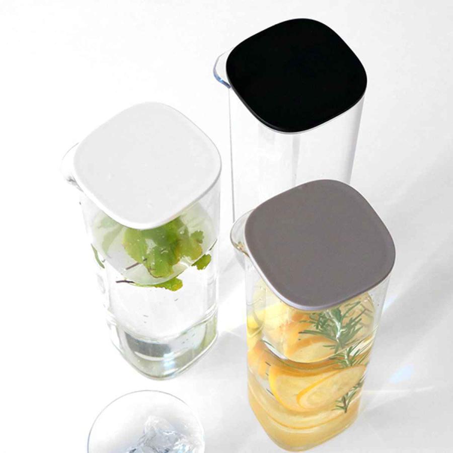 KINTO 冷水筒 ピッチャー ウォーターカラフェ 1L OVA プラスチック 同色2本セット （ 麦茶ポット 食洗機対応 麦茶 ポット 冷茶 ジャグ ドアポケット ） :284705set ...
