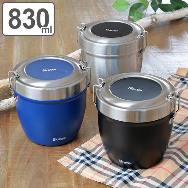 スケーター 保温弁当箱 丼 ステンレス SKATER 2段 830ml 弁当箱 ランチジャー （ 保温 保冷 お弁当箱 ランチボックス 男性 軽量 ） : リビングート ヤフー店 - 通販 ...