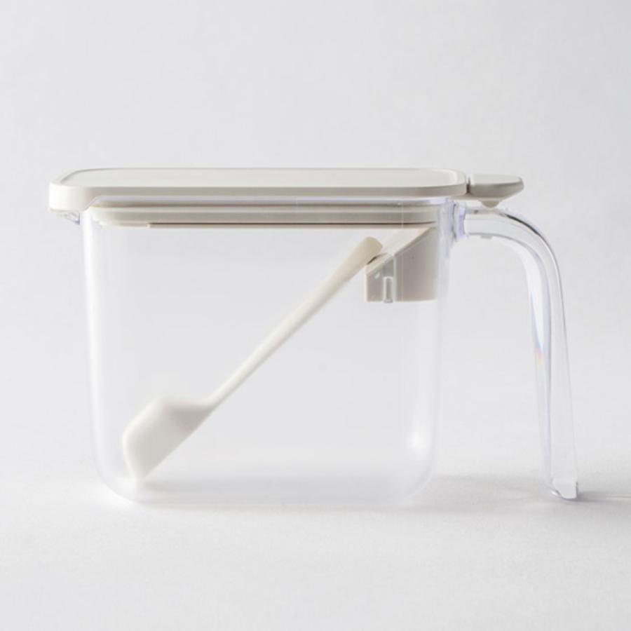 marna マーナ GOODLOCKCONTAINER 調味料ポット 同色2個セット K736 （ グッドロックコンテナ 370ml 調味料入れ 砂糖 塩 密閉 保存 容器 ポット 小さじ1 ...