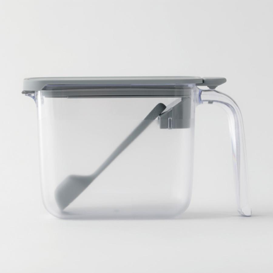 marna マーナ GOODLOCKCONTAINER 調味料ポット 同色2個セット K736 （ グッドロックコンテナ 370ml 調味料入れ 砂糖 塩 密閉 保存 容器 ポット 小さじ1 ...