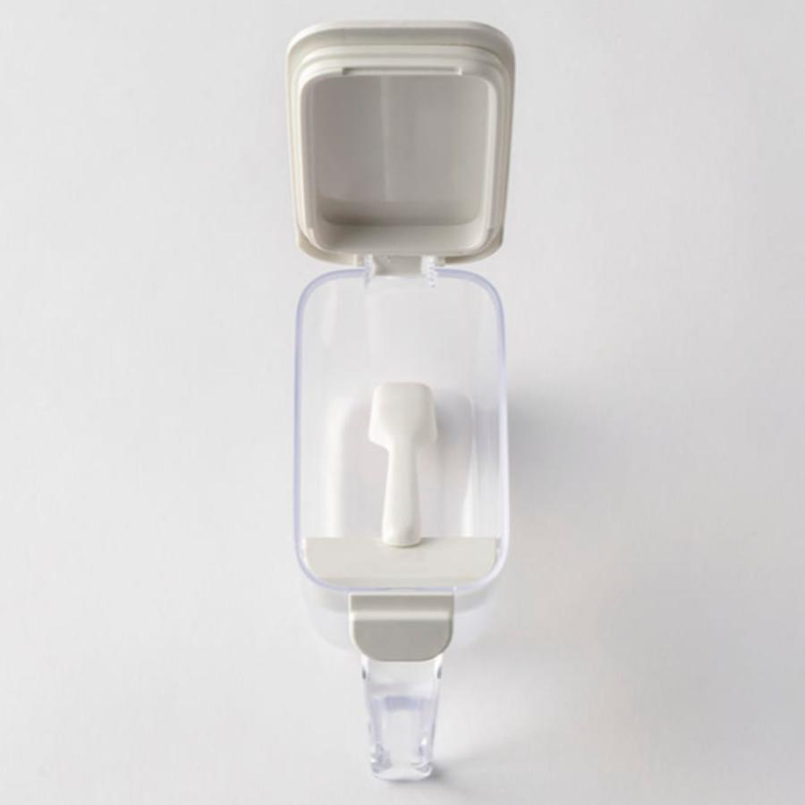 marna マーナ GOODLOCKCONTAINER 調味料ポット 同色2個セット K736 （ グッドロックコンテナ 370ml 調味料入れ 砂糖 塩 密閉 保存 容器 ポット 小さじ1 ...