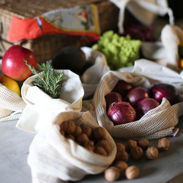 保存袋 野菜保存 6枚入り シート付 ダルトン DULTON 6コットン プロデュースバッグ ウィズシート （ 野菜袋 野菜保存袋 青果袋 食品袋 ） : リビングート ヤフー店 - 通販 ...