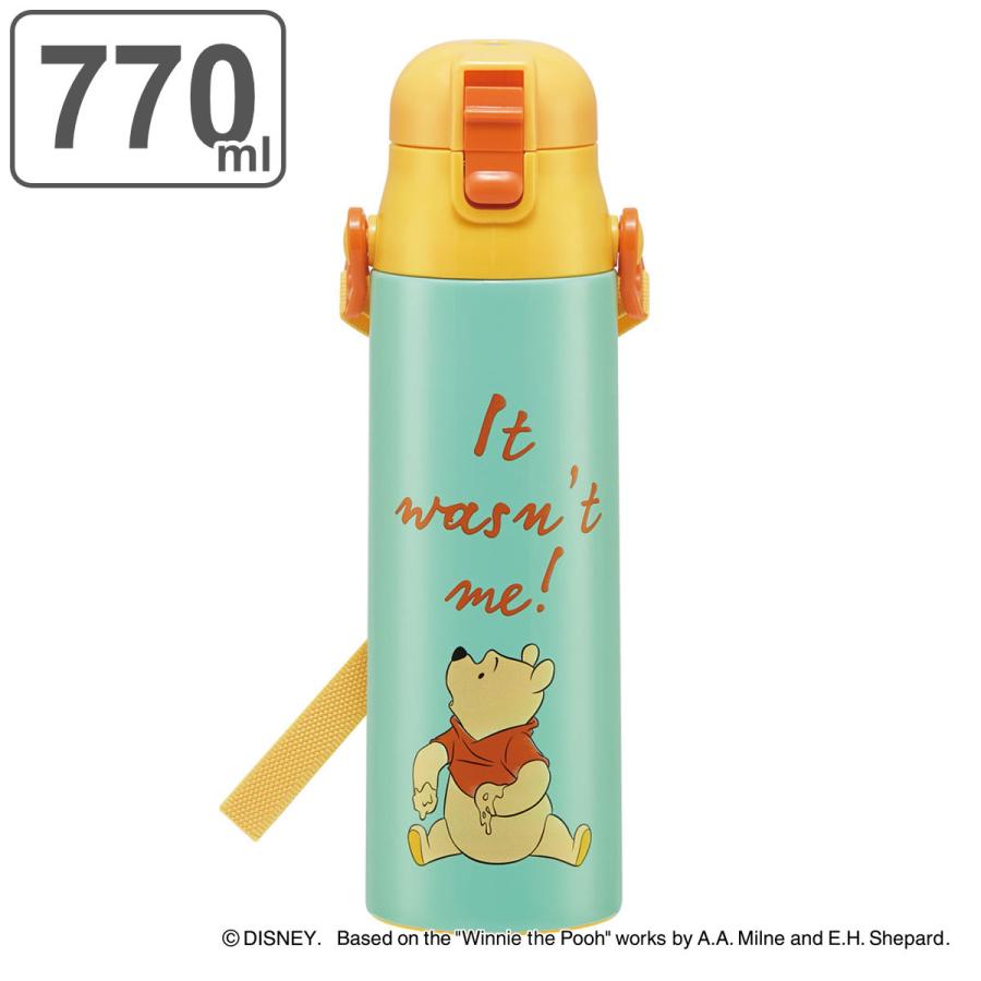 Disney 水筒 キッズ 770ml ステンレス 直飲み くまのプーさん （ プーさん 保冷 軽量 ワンタッチ ステンレスボトル 子供用水筒 子供 ） : リビングート ヤフー店 - 通販 ...