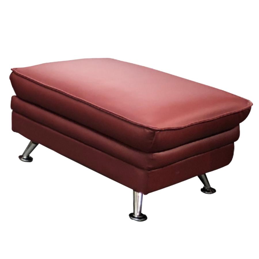 スツール 高さ41cm タルガ2 イタリア製レザー （ 開梱設置 椅子 ソファ ソファ― オットマン チェアー レザー 本革 70×55cm ...