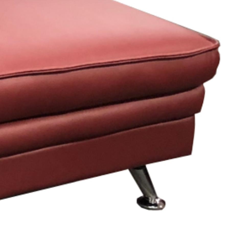 スツール 高さ41cm タルガ2 イタリア製レザー （ 開梱設置 椅子 ソファ ソファ― オットマン チェアー レザー 本革 70×55cm ...