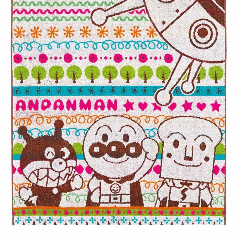 バスタオル アンパンマン しましまランド 60×118cm （ タオル 湯上りタオル 綿100 ジャガード織 お風呂 リバーシブル ） :405513:リビングート ヤフー店 - 通販 ...