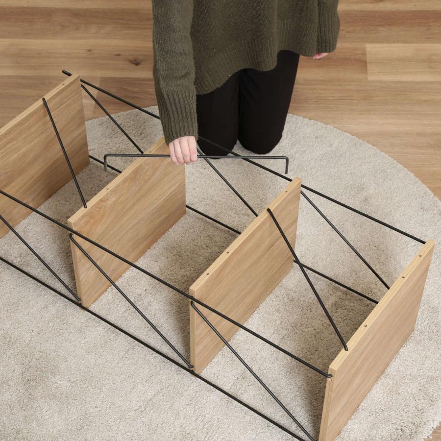 オープンラック 4段 簡単組み立て ワイヤーラック EZBO 幅42cm グレー :407585:リビングート ヤフー店 - 通販 - Yahoo!ショッピング