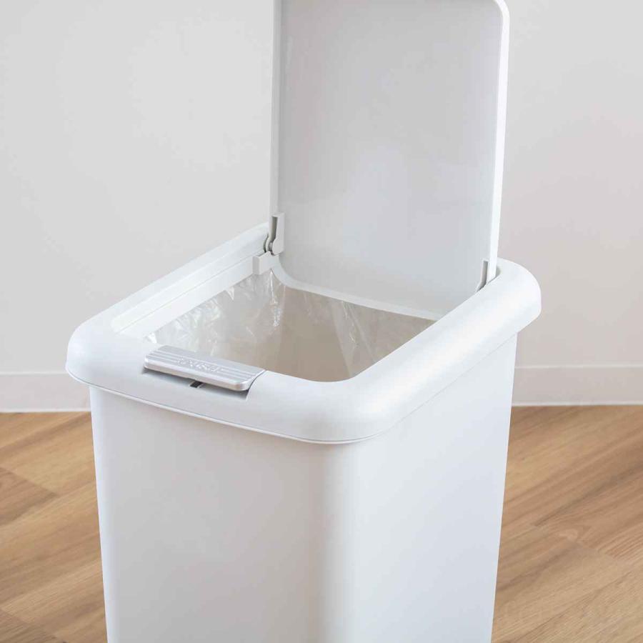 不二貿易 ゴミ箱 45L 2WAY ダストボックス （ ごみ箱 45リットル 幅33 ペダル式 プッシュ式 ふた付き 分別 角型 ワンプッシュ ） : リビングート ヤフー店 - 通販 ...