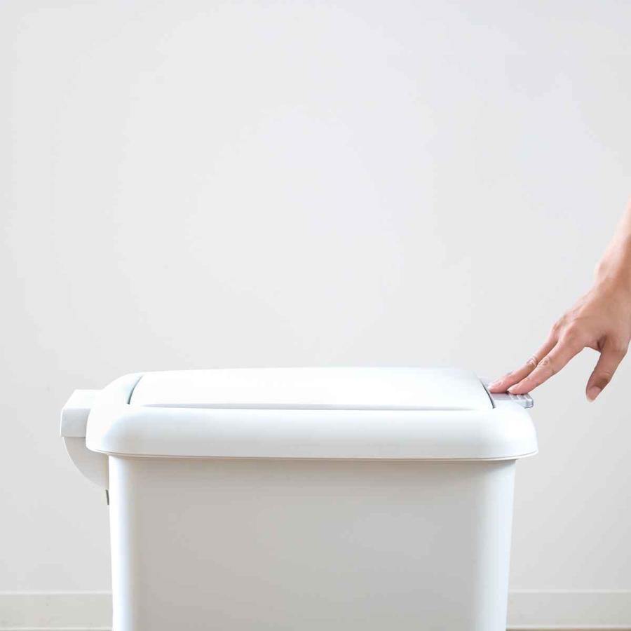 不二貿易 ゴミ箱 45L 2WAY ダストボックス （ ごみ箱 45リットル 幅33 ペダル式 プッシュ式 ふた付き 分別 角型 ワンプッシュ ） : リビングート ヤフー店 - 通販 ...