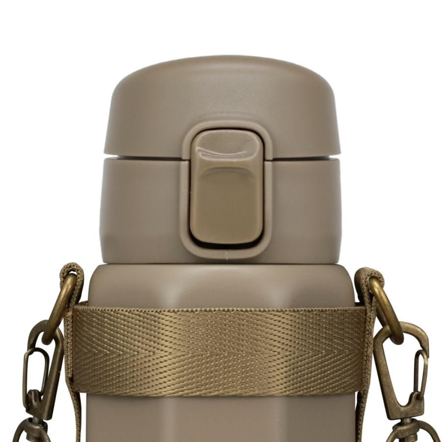 水筒 直飲み 保冷 保温 holms ワンタッチボトル 460ml （ ホルムス オクタボトル マグボトル ステンレスボトル ダイレクトボトル ） :410569:リビングート ヤフー店 ...