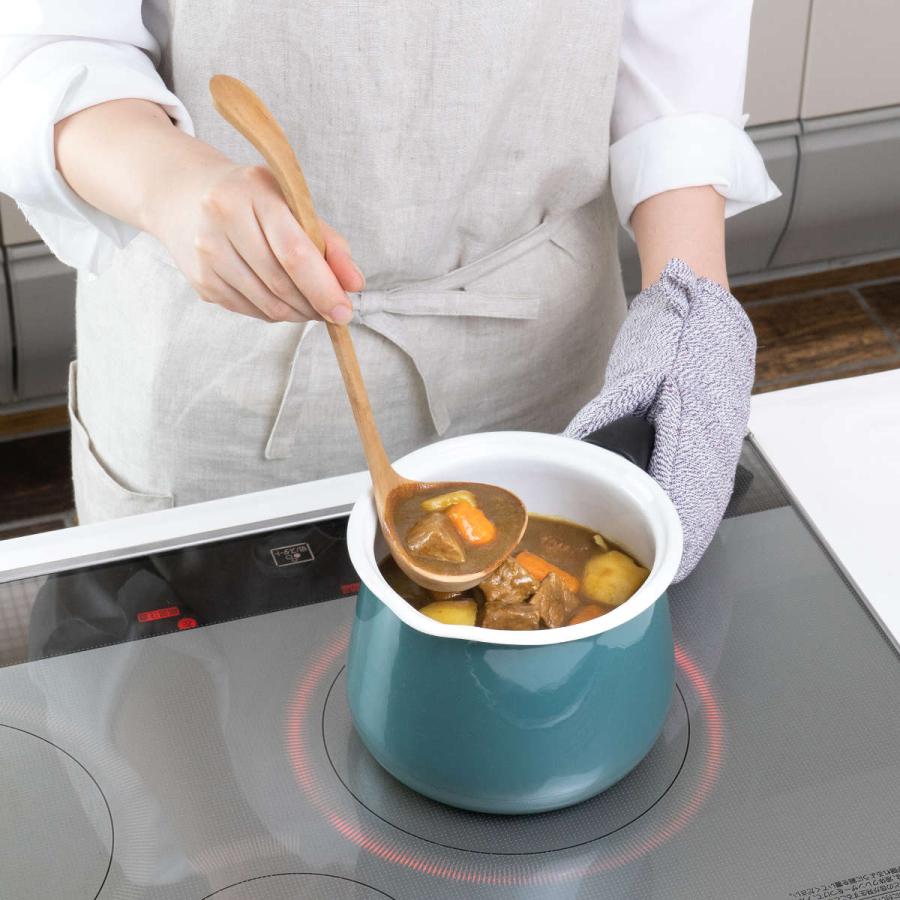 rinto マルチポット 2.2L IH対応 ホーローマルチポット ガラス蓋付き （ IH ガス火 直火 ih 対応 片手鍋 ホーロー鍋 蓋付き ほうろう鍋 天ぷら鍋 ソースパン ...