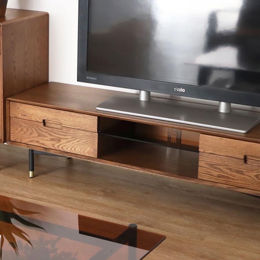 テレビ台 ローボード 北欧ヴィンテージ調 RAGO 幅150cm （ テレビボード TV台 TVボード テレビラック AVボード テレビ 完成 ...