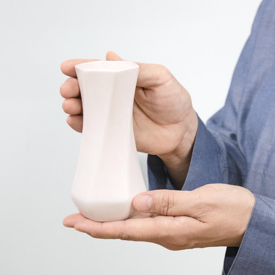 花瓶 モノトーンフラワーベース 陶器 幅7×奥行7×高さ14cm 花瓶 モノトーンフラワーベース 陶器 幅7×奥行7×高さ14cm