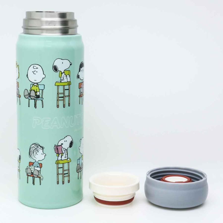 SNOOPY 水筒 480ml 保温 保冷 ダイレクトステンレスボトル スヌーピー ピーナッツ （ 直飲み マグボトル ステンレスボトル 保温保冷両用 軽量 女子 ） : リビングート ヤフー ...
