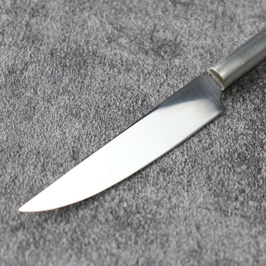 工房アイザワ 円 黄銅洋食器 フルーツナイフ 銀仕上 （ aizawa 日本製 真鍮 ナイフ カトラリー 燕三条 デザートナイフ 洋食器 ...