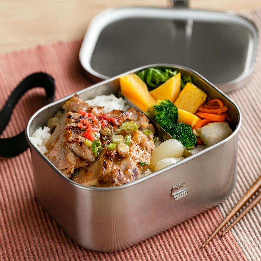 工房アイザワ 弁当箱 900ml 深型ランチボックス （ aizawa 女子 男子 大人 子供 大容量 日本製 1段 一段 お弁当箱 ランチ ...