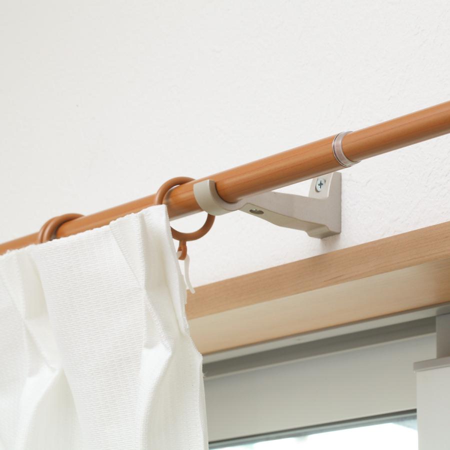 TOSO カーテンレール 伸縮式 2m 装飾レール ミディオ 木目調 シングルタイプ （ デザインレール シングル 木目 リングランナー シングルレール ） : リビングート ヤフー店 ...